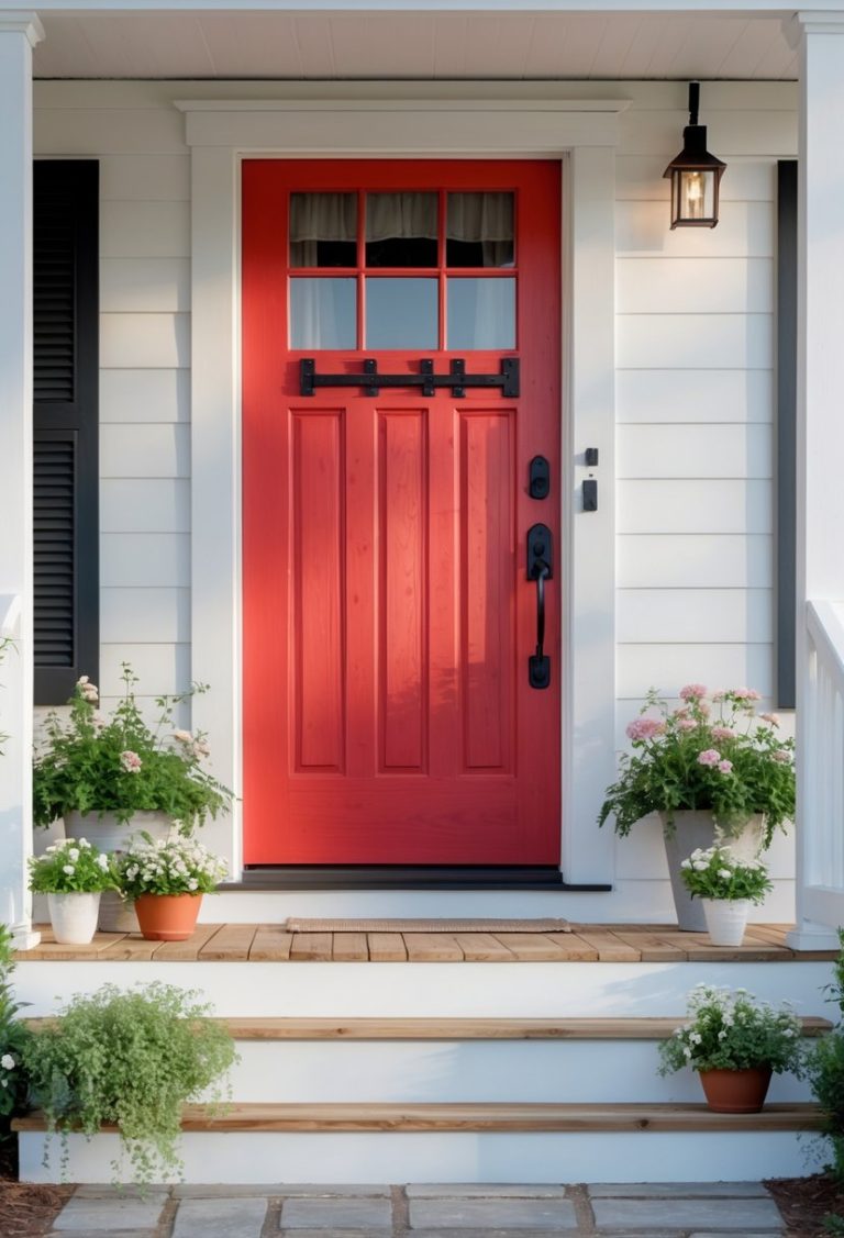 11 Farmhouse Front Door Designs That Blend Rustic and Modern - Homiloft
