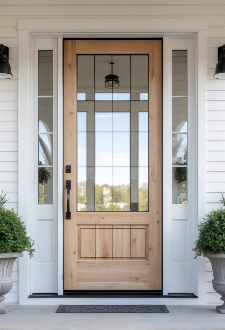 11 Farmhouse Front Door Designs That Blend Rustic and Modern - Homiloft