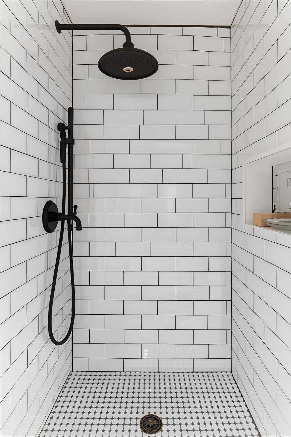 17 Farmhouse Walk-In Shower Ideas For Perfect Mix of Modern + Cozy ...