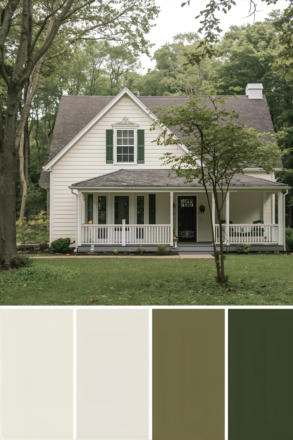 20 White Farmhouse Exterior Paint Colors - Homiloft