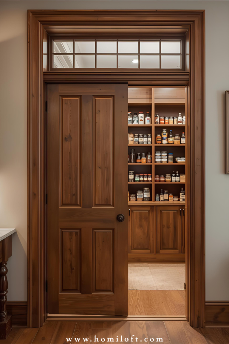 17 Farmhouse Pantry Door Ideas That You Can Do On A Budget - Homiloft