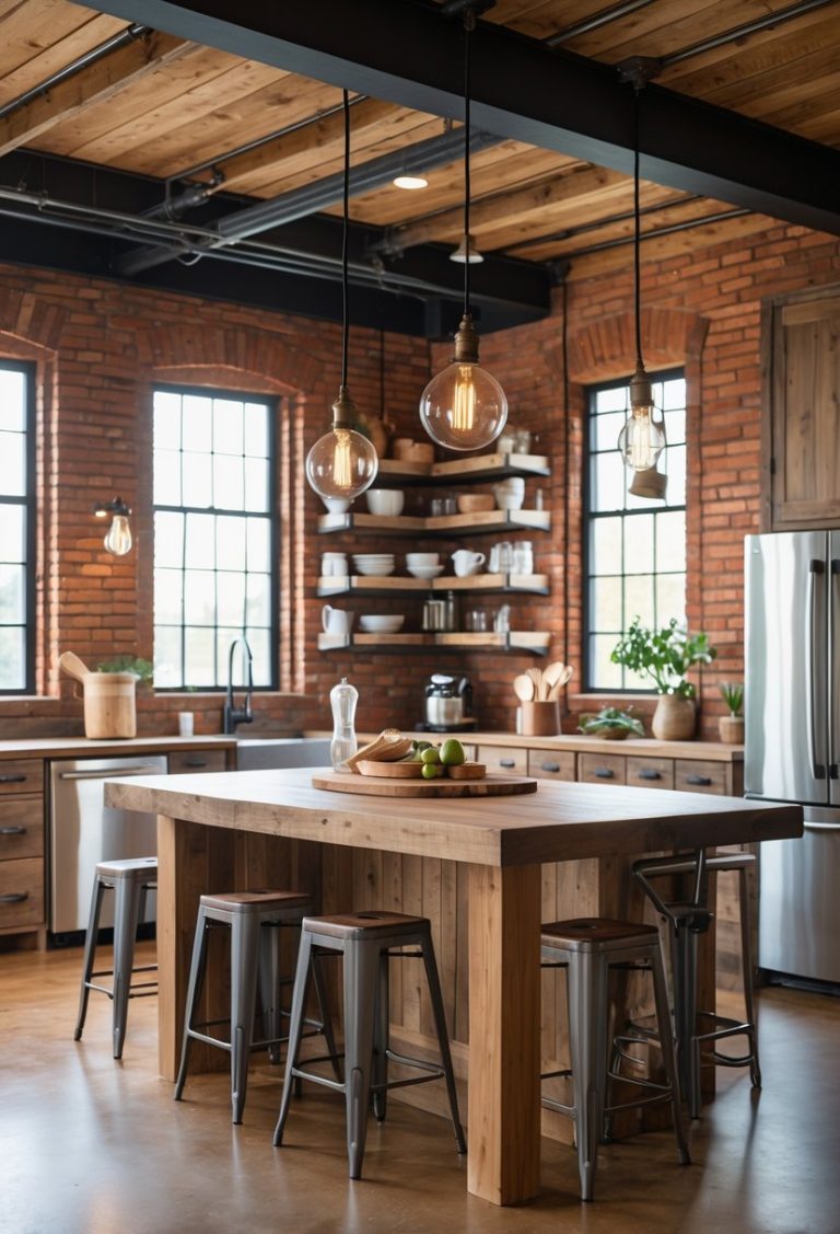 15 Industrial Farmhouse Kitchen Ideas for Modern Rustic Living - Homiloft