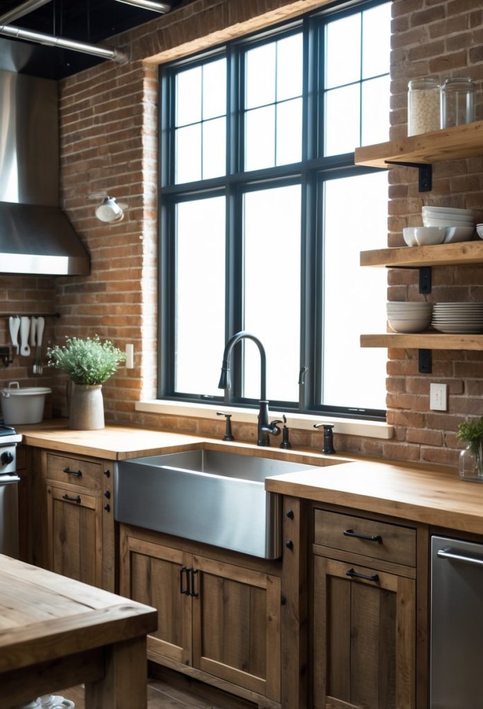 15 Industrial Farmhouse Kitchen Ideas for Modern Rustic Living - Homiloft