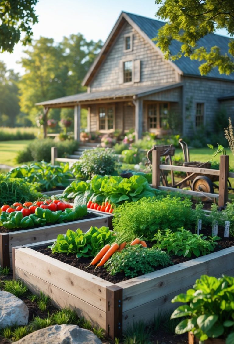 13 Farmhouse Landscaping Ideas to Enhance Outdoor Space - Homiloft